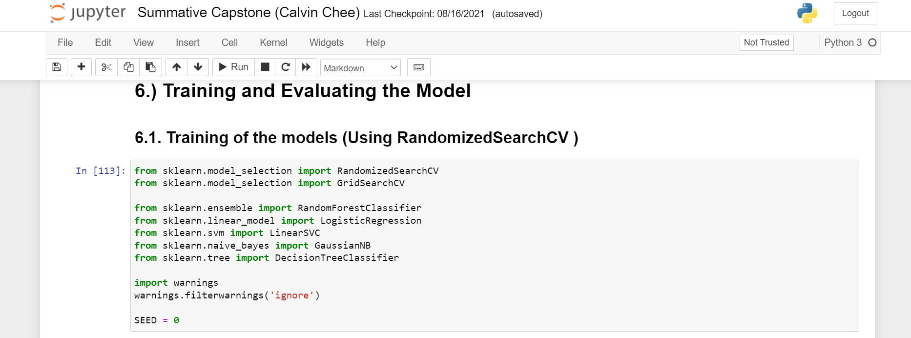 Portfolio of Calvin Chee: | Calvin Chee